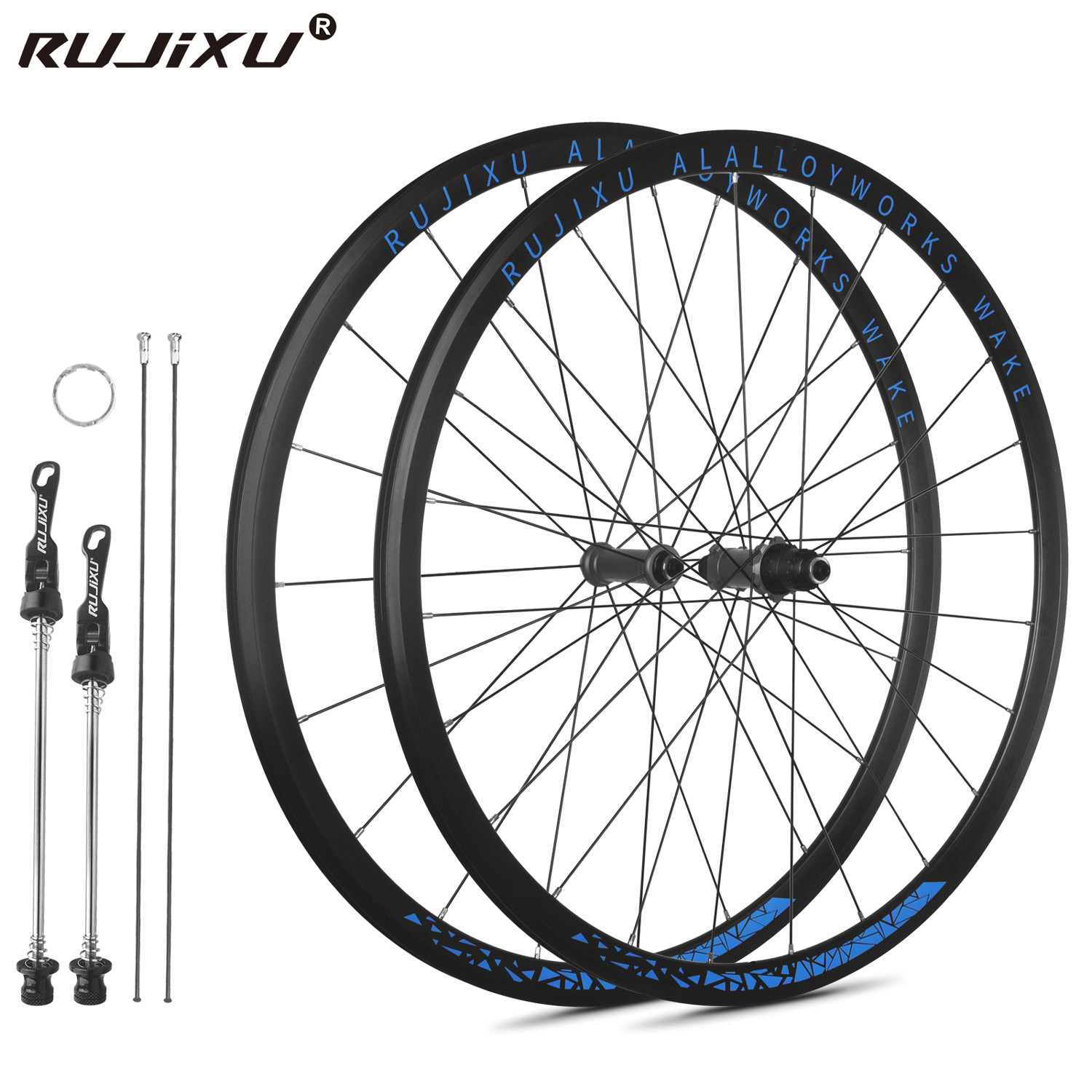 Pillar Spoke 36T Ratchet 700c Disk Brake Wheelset With Hubs Disc Brake